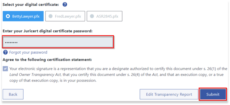 Transparency Report - The Land Owner Transparency Registry (LOTR)