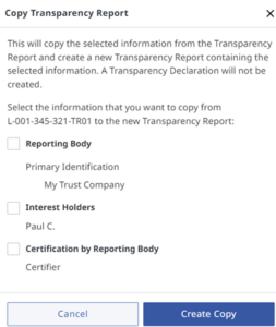 Transparency Report - The Land Owner Transparency Registry (LOTR)